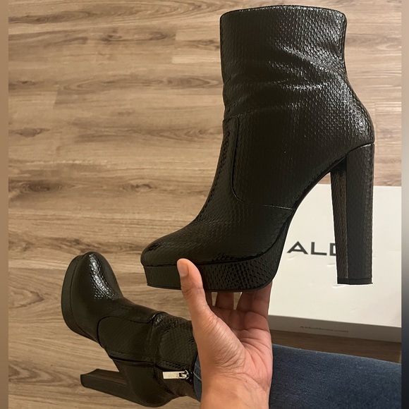 Aldo | Shoes | Aldo Snake Pattern Booties | Poshmark